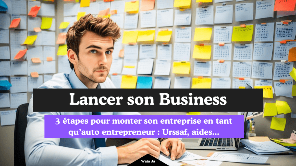 3 étapes : Monter Son Entreprise Auto Entrepreneur,Urssaf...