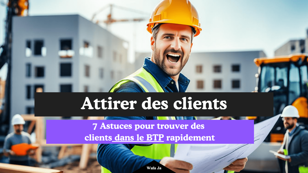 7 techniques marketing pour trouver des clients BTP | BEntrepreneur